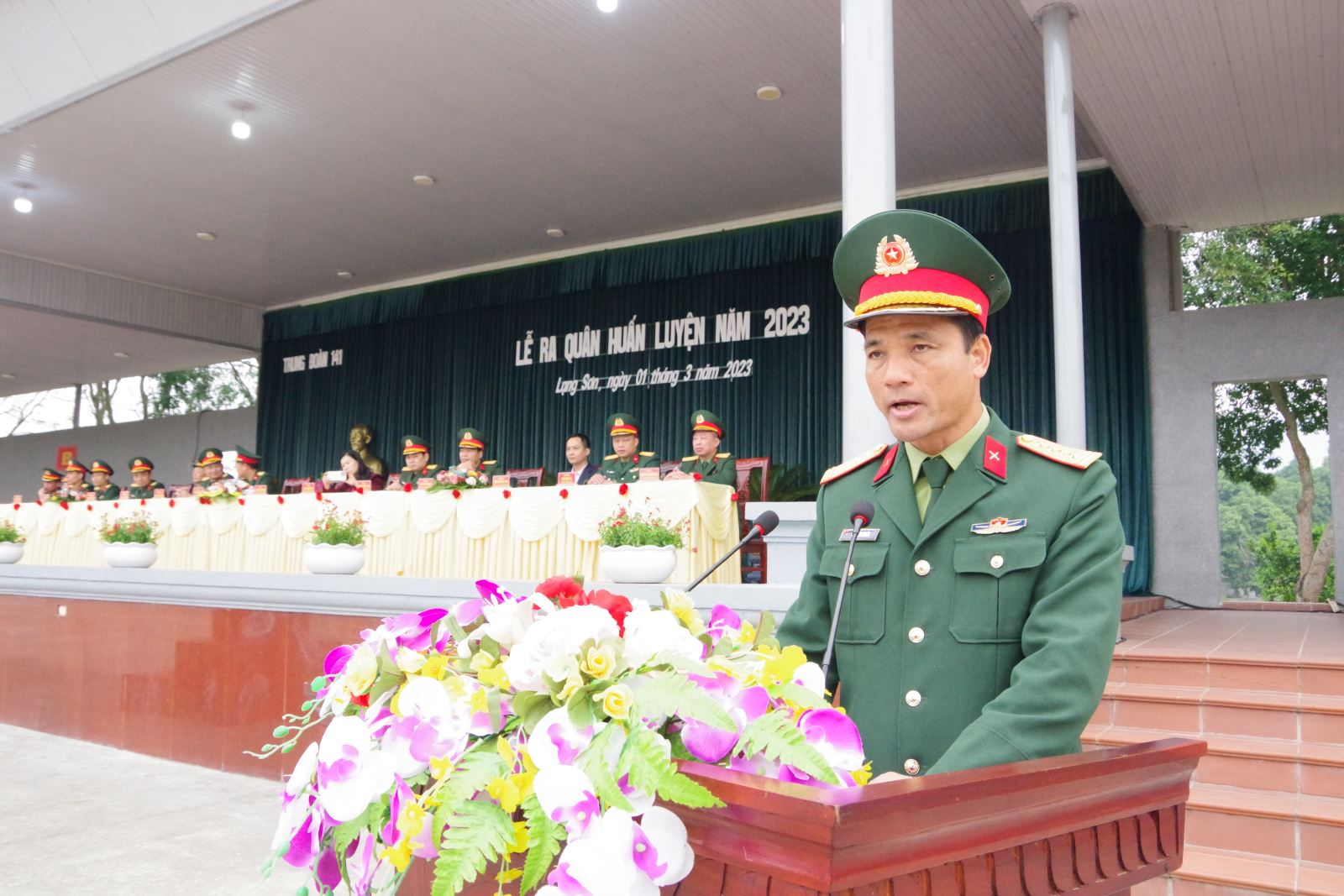 Các đơn vị LLVT Quân khu tổ chức Lễ ra quân huấn luyện năm 2023